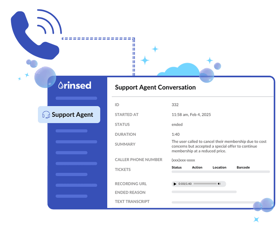 Support Agent: AI-Powered Phone Support for Car Washes